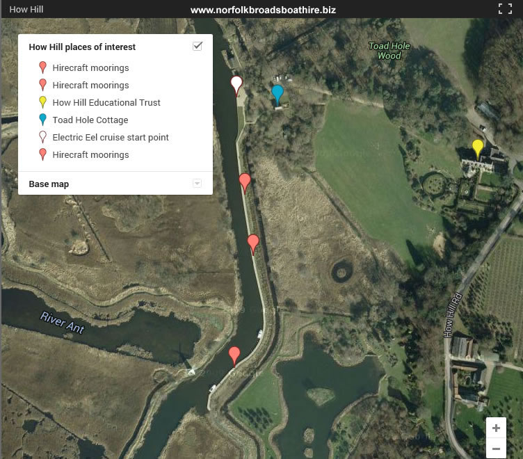 Map of How Hill Trust